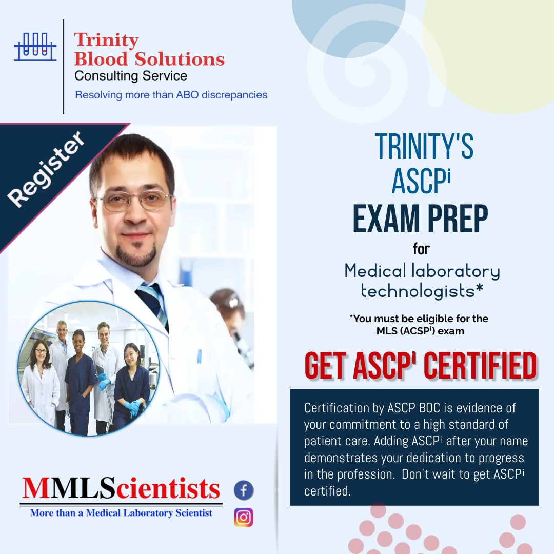 Trinity’s ASCPi Exam Prep Prerequisites [Register] - Trinity Blood ...